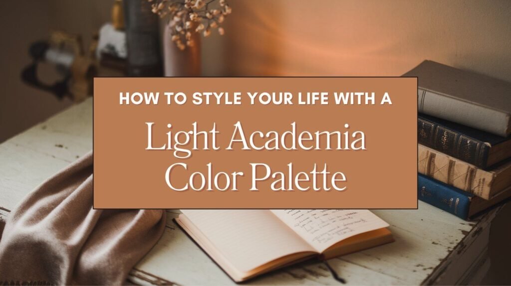 How to Style Your Life with a Light Academia Color Palette 2026